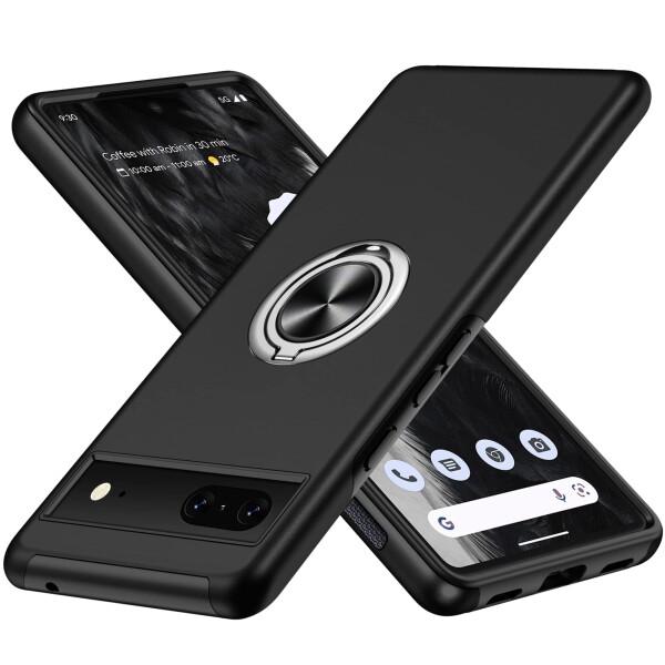 Tgaoleyd Google Pixel 7A 用ケース リング付き 耐衝撃 tpu フルプロテクトデザイン スマホケース スタンド機能 全面保護 擦り傷防止 落下防止 米軍MIL規格 車載ホルダー対応 取り出し易い グーグル ピクセル ...