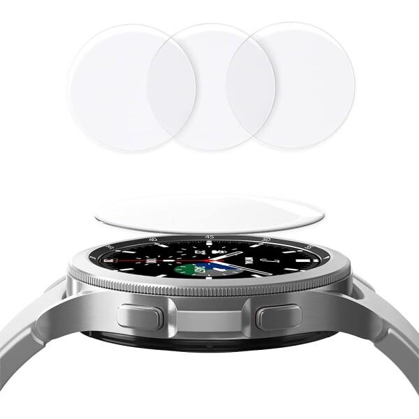 AWINNER fo サムスン ウォッチ4 42mm Watch4 baohumo 42mm フィルム 3D全面保護 浮き防止 取扱簡単 気泡レス 指紋対策 高光沢 キズ修復 アップルウォッチ 液晶保護フィルム 42ｍｍ 三枚入商品コード：...
