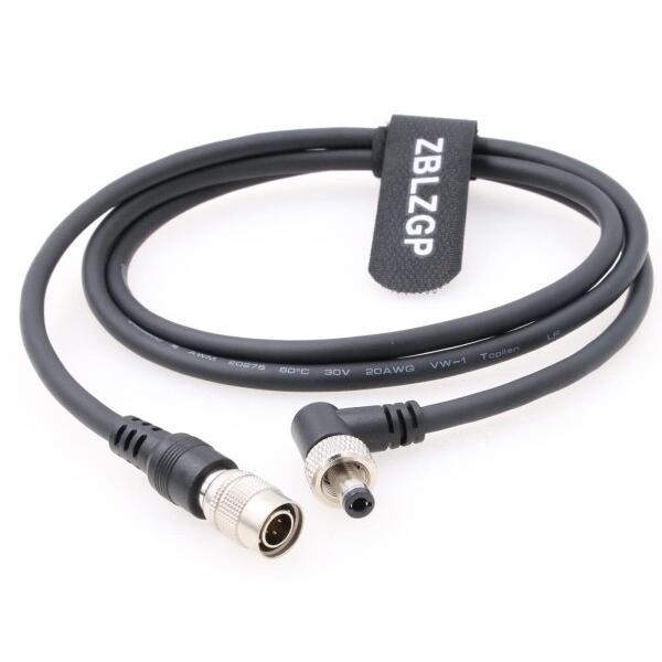 ZBLZGP 電源ケーブル Hirose 4ピン オス - エルボーロック 2.5DC 将軍 炎 忍者 インフェルノ/レクトロソニクス SRレシーバー用 (ストレートケーブル100cm)商品コード：66079703696カラー：ストレートケ...