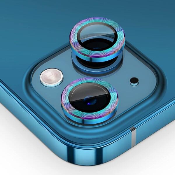 AMAPC for iPhone15 カメラフィルム iPhone15 plus用カメラフィルム iPhone15 レンズ保護カバー 薄型 強化ガラス 耐衝撃 独立型 黒縁取り 露出オーバー防止 アルミ合金 アイフォン 15 マックス用 カ...