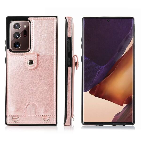 Galaxy Note 20 Ultra 5G スマホ ケース 肩掛け 首かけ 斜めがけ ショルダー Galaxy Note 20 Ultra 縄掛け ケース PU レザー Galaxy Note 20 Ultra カード収納 Galaxy...