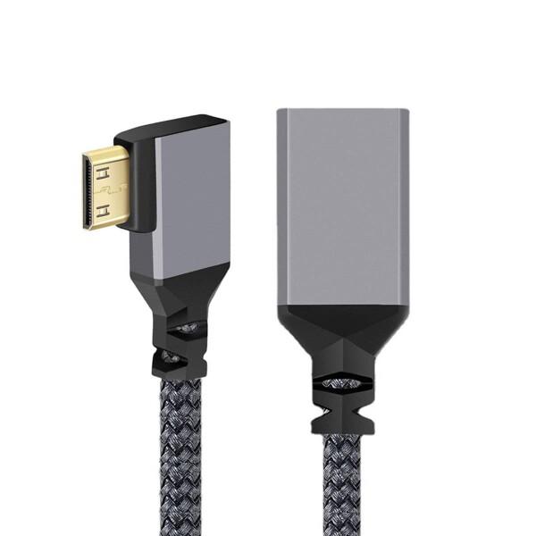 chenyang CY Mini HDMI - HDMIケーブル、Mini HDMI 1.4オス-HDMIメス 4K延長ケーブル 90度直角商品コード：66079704704型番：CY-HD-004-RIカラー：Mini-HDMI直角。Mi...