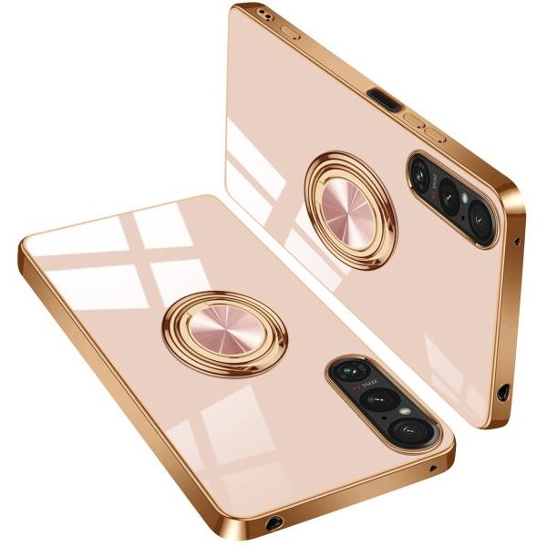 Cexitesuo For Sony Xperia 10 V ケース リング付き Xperia 10V SO-52D ケース 耐衝撃 SOG11 カバー スマホケース 軽量 薄い TPU スタンド機能 擦り傷防止 落下防止 車載ホルダー対応...