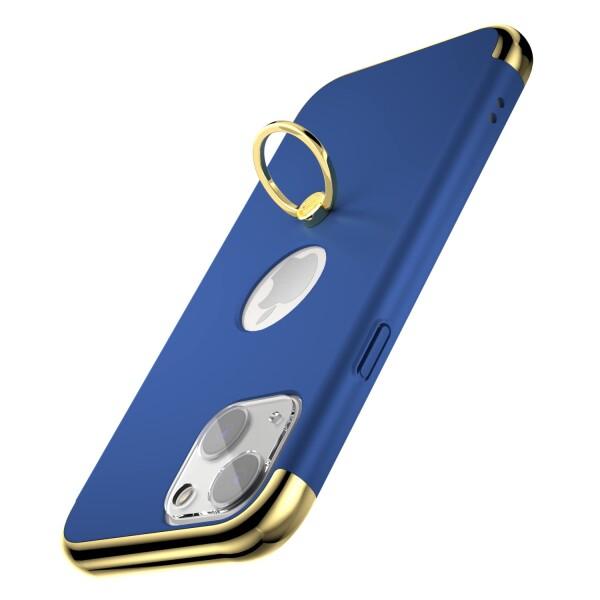 S Segoi Compatible with リング ケース 13 ケース リング付き 3パーツ式 スタンド機能 衝撃防止 薄型 携帯カバー (ブルー)商品コード：66079706109型番：CASE13-SDSZHサイズ：13カラー：ブ...
