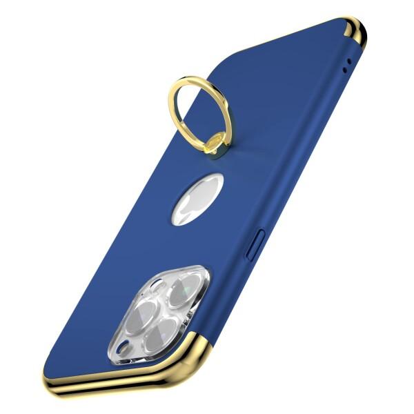 S Segoi Compatible with リング ケース 13 Pro ケース リング付き 3パーツ式 スタンド機能 衝撃防止 薄型 携帯カバー (ブルー)商品コード：66079706146型番：CASE13-SDSZHサイズ：13 ...