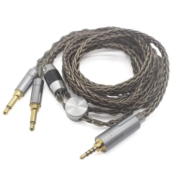 Youkamoo 2.5mm バランスヘッドホンケーブル ラーヘッドホン銀メッキ置き換えオーディオアップグレードケーブル用の for AH - D600, AH - D7200, AH - D7100商品コード：66079706161型番：...