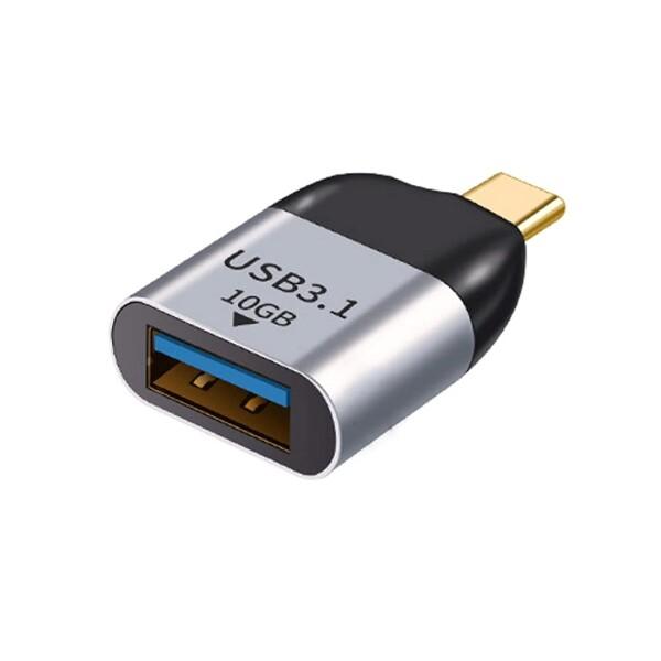 chenyang CY USB C OTGアダプター USB 3.0 Type A メス - USB 3.1 Type C オス ホスト OTG データ 10Gbps アダプター ノートパソコン &amp; 携帯電話用商品コード：66079...