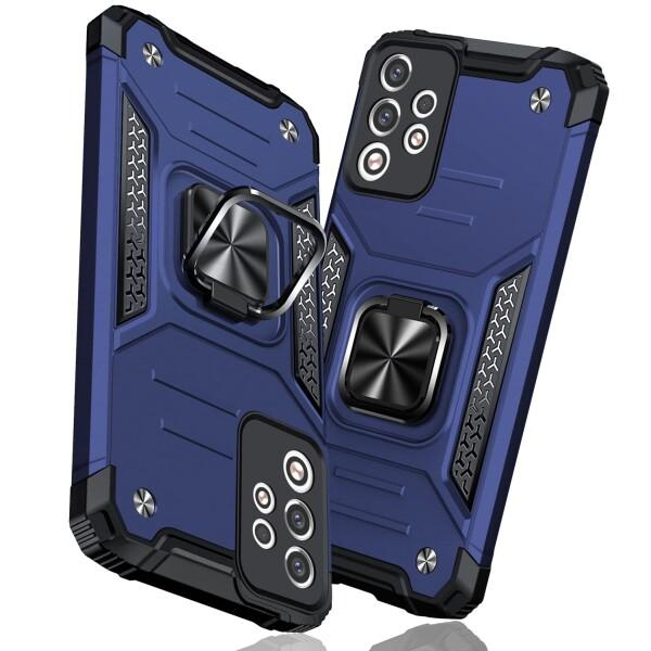 TMUJWS Galaxy A53 5G ケース リング 衝撃吸収 耐衝撃 TPU+PCバンパー 二重構造 米軍MIL規格 SC-53C SCG15 ケース 全面保護 滑り防止 車載ホルダー対応 擦り傷防止 滑り止め 軽量 薄型 ギャラクシ...