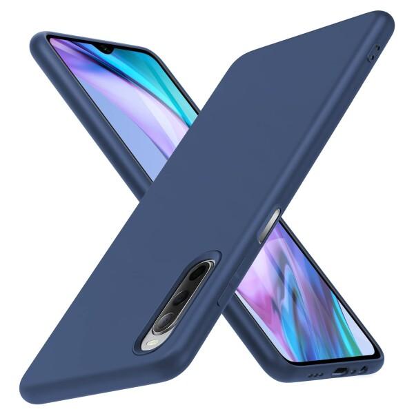 TLOMPLO 対応 Xperia 10 II 用の ケース シリコン 薄型 tpu スリム 磨り表面 指紋防止 カバー 柔らかい裏地 SO-41A SOV43 ケース 耐衝撃 米軍MIL規格 ワイヤレス充電対応ストラップホール付き 黄ばみ...