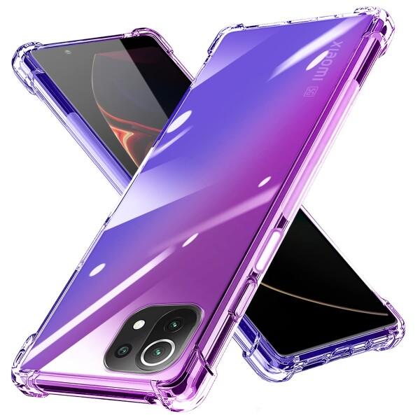 TLOMPLO 対応 Xiaomi Mi 11 Lite 5G 用の ケース 耐衝撃 クリア TPU Mi 11 Lite 5G カバー 薄型 軽量 滑り止め 黄変防止 柔軟 Qi充電 衝撃吸収 指紋防止 米軍MIL規格取得 ワイヤレス充電...
