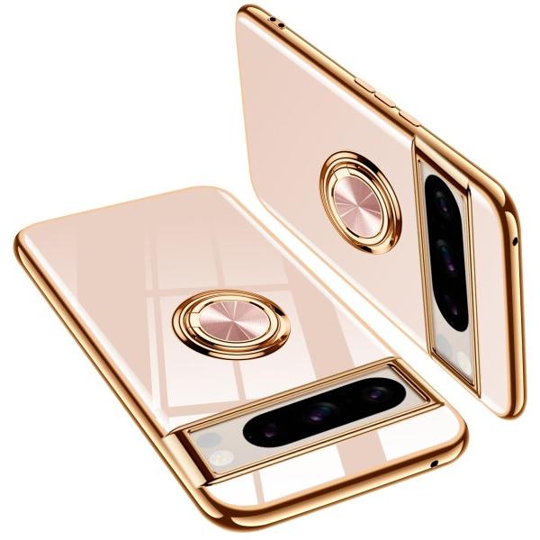 Cexitesuo For Google Pixel 8 Pro ケース リング付き スタンド機能 耐衝撃 Pixel8Pro カバー 軽量 薄い ピクセル 8 Pro ケース スマホケース TPU 擦り傷防止 落下防止 車載ホルダー対応 ...