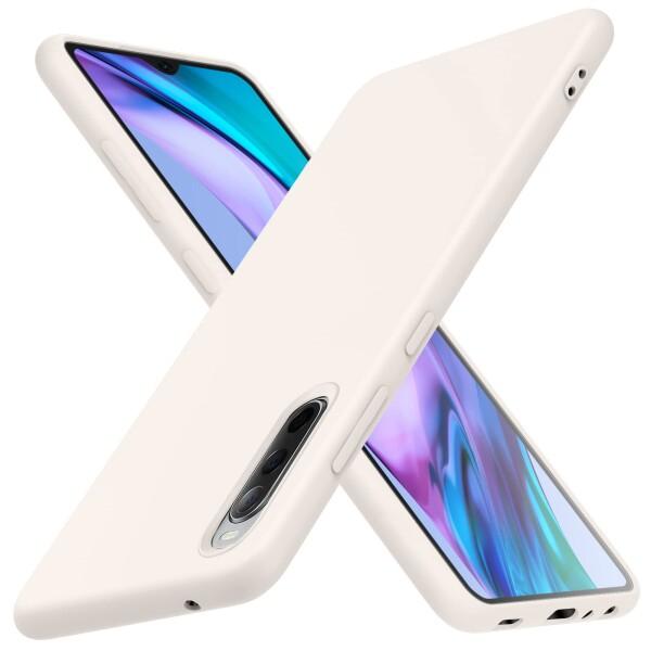 TLOMPLO 対応 Xperia 10 II 用の ケース シリコン 薄型 tpu スリム 磨り表面 指紋防止 カバー 柔らかい裏地 SO-41A SOV43 ケース 耐衝撃 米軍MIL規格 ワイヤレス充電対応ストラップホール付き 黄ばみ...