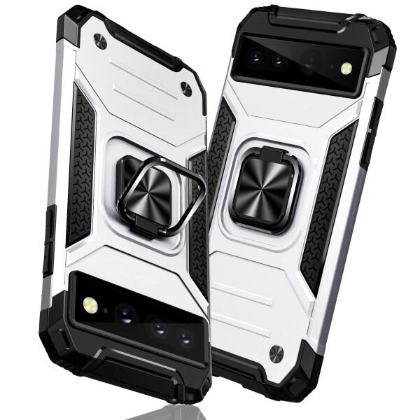 TMUJWS Google Pixel 7 Pro 用のケース リング 衝撃吸収 耐衝撃 TPU+PCバンパー 二重構造 米軍MIL規格 全面保護 車載ホルダー対応 擦り傷防止 滑り止め 軽量 薄型 グーグル ピクセル 7 pro 用のケー...