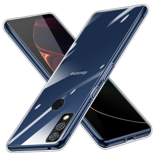 TLOMPLO 対応 arrows We F-51B 用の ケース 耐衝撃 クリア TPU カバー 薄型 軽量 滑り止め 黄変防止 柔軟 Qi充電 衝撃吸収 指紋防止 米軍MIL規格取得 ワイヤレス充電に対応 カメラ保護 カバー 透明 33...