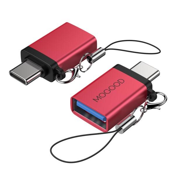 MOGOOD USB CからUSBアダプタThunderbolt 3.0 OTGアダプタC型プラグからUSB 3.0マザーアダプタC型Thunderbold 4 OTGコンバータはアップルMacBook Pro、サムスンGalaxy S22...