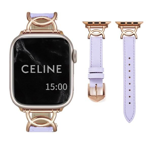 (CASTLELIFE) コンパチブル Apple Watch バンド レザー アップルウォッチ用のバンド 本革 レディース 柔らかい 38mm 40mm 41mm 49mm 46mm 45mm 44mm 42mm 交換ベルト Watch ...