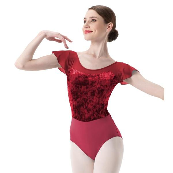 (flexdans) バレエレ オタード 大人 半袖 レースダンス レオタード レディース体操ウェア ダンス着 D037-RED-165商品コード：66079709562サイズ：Mカラー：レッド素 材:ナイロン80%,スパンデックス20%。...