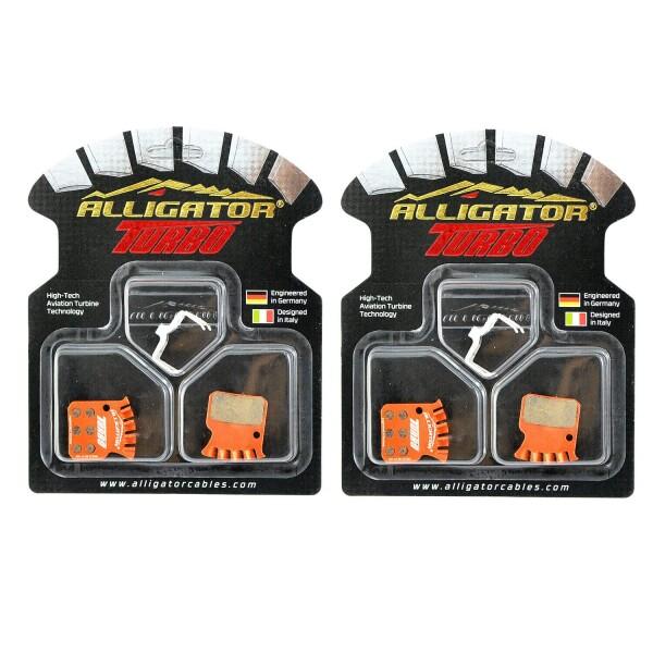 Alligator Turbo Disc Brake Pads For SRAM RED 22 /FORCE 22/Rival 22, 2 pack, AR2434商品コード：66079709568サイズ：regularカラー：orange...