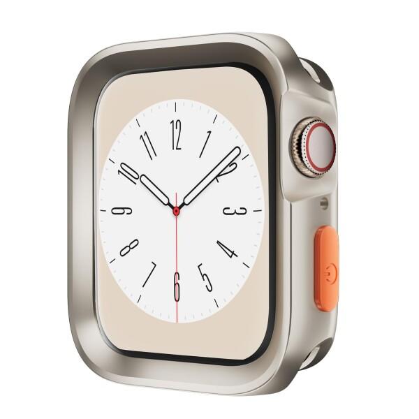 MTRRISE Apple Watch ケース 40mm41mm 対応 落下 衝撃 吸収 簡易着脱 シンプル スリム 軽量 保護カバー アップルウォッチケース シン (40mm41mm, スターライト)商品コード：66079710234サイ...