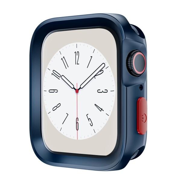 MTRRISE Apple Watch ケース 40mm41mm 対応 落下 衝撃 吸収 簡易着脱 シンプル スリム 軽量 保護カバー アップルウォッチケース シン (40mm41mm, ダークブルー)商品コード：66079710235サイ...