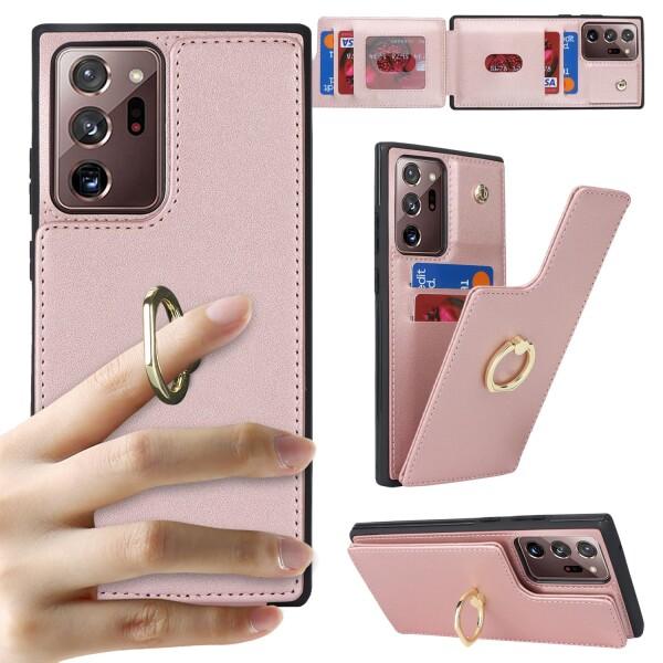 Cavor Galaxy Note20 Ultra 5G SC-53A SCG06 ケース背面ポケット付き手帳型ケース カードケースカードポケット 上下開 RFID機能 Galaxy Note20 Ultra スマホケースcase 360°...