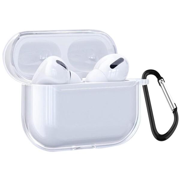 TOORQR For AirPods Pro 2 ケース カバー AirPods Pro 第2世代 TPU素材 ケース 保護カバー 防水 防塵 落下防止 キズ防止 全面保護 軽量 カラビナ付き(クリア)商品コード：66079710827型番...