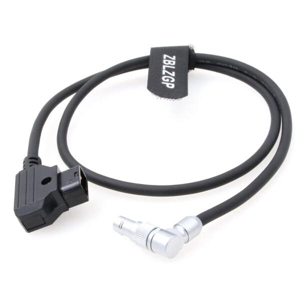 ZBLZGP 電源ケーブル Zacuto Kameleon EVF Dタップ→回転可能 直角 4ピン オス (ストレートケーブル)商品コード：66079711231カラー：ゴールドZacuto Kameleon EVF Viewfinder...