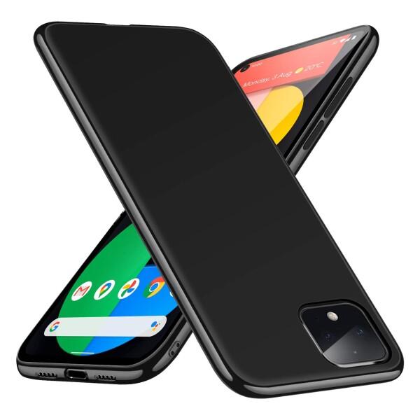 TLOMPLO 対応 google pixel 4 xl 用の ケース シリコン tpu 薄型 耐衝撃 QI充電対応 スリム磨り表面 指紋防止カバー 耐衝撃 米軍MIL規格 ストラップホール付き 黄ばみなし レンズ保護 滑り止め 柔軟性 擦...