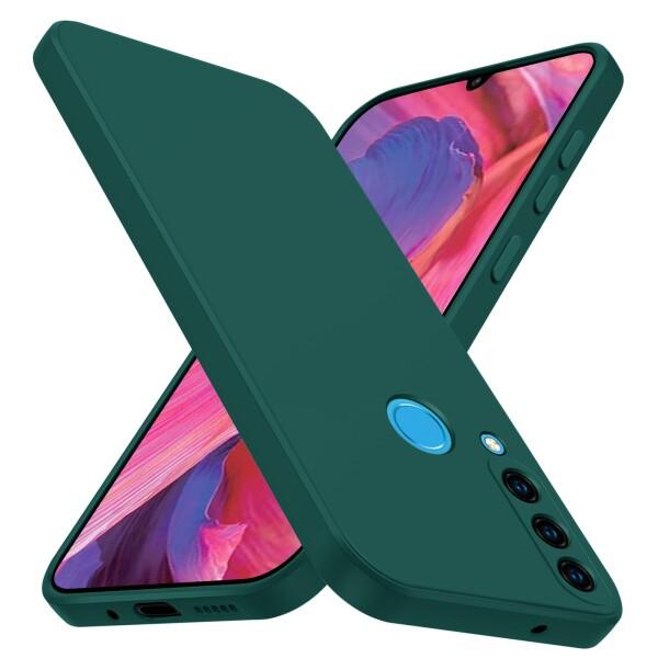 Tgaoleyd 対応 Huawei P30 Lite 用ケース シリコン 耐衝撃 衝撃吸収 ストラップホール付き 指紋防止 ファーウェイP30 lite 用ケース レンズ保護 tpu ソフトカバー 一体型液状シリコンカバー 薄型 軽量 人...