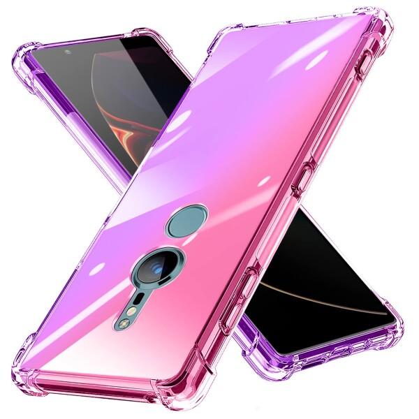 TLOMPLO 対応 Xperia XZ3 用の ケース 耐衝撃 クリアSO-01L SOV39 カバー クリア TPU 薄型 軽量 滑り止め 黄変防止 柔軟 Qi充電 衝撃吸収 指紋防止 米軍MIL規格取得 ワイヤレス充電に対応 カメラ保...