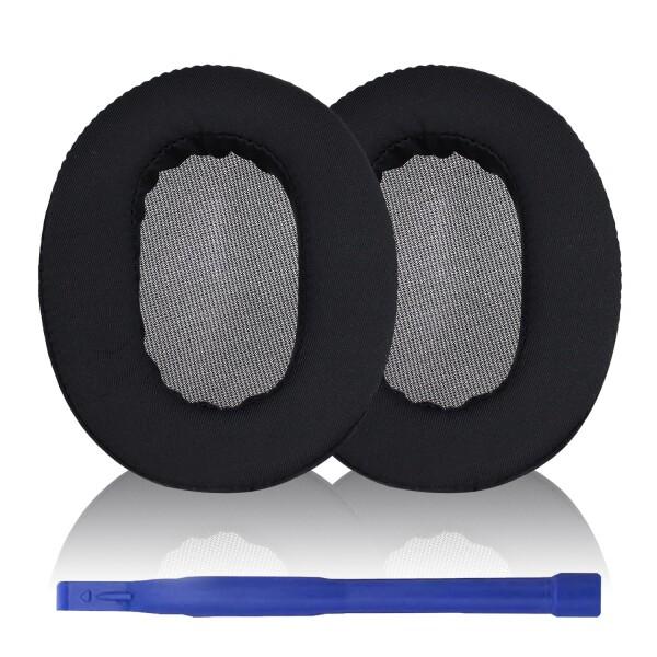 MDR-1A イヤーパッド Sony 交換用ヘッドフォンパッド Sony MDR-1A、1A-DAC およびその他のヘッドフォンと互換性のあるイヤーパッド (ブラック/アイスシルククロス)商品コード：66079712190型番：MDR-1A...