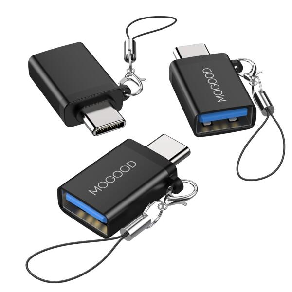 MOGOOD USB CからUSBアダプタThunderbolt 3.0 OTGアダプタC型プラグからUSB 3.0マザーアダプタC型Thunderbold 4 OTGコンバータはアップルMacBook Pro、サムスンGalaxy S 2...