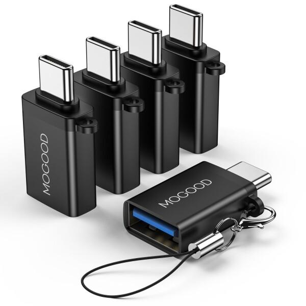 MOGOOD USB CからUSBアダプタThunderbolt 3.0 OTGアダプタC型プラグからUSB 3.0マザーアダプタC型Thunderbold 4 OTGコンバータはアップルMacBook Pro、サムスンGalaxy S 2...