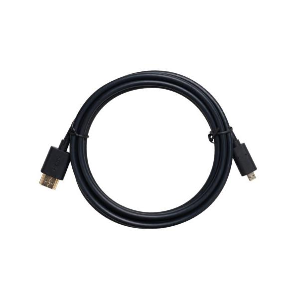 OBSBOT マイクロHDMI-HDMIケーブル HDMI Micro HDMI (4K@60Hz、18Gbps) 1.5M UHDビデオ信号の伝送商品コード：66079712636型番：OCB-2303-CTカラー：ブラック【直接接続、ド...