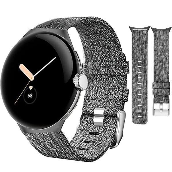 (Miimall) 対応Google Pixel Watch バンド ナイロン製 Google グーグル Pixel Watch 腕時計バンド 替えベルト 通気性 簡単取付 軽量 男女通用 Pixel Watch ベルト グーグル Pixe...