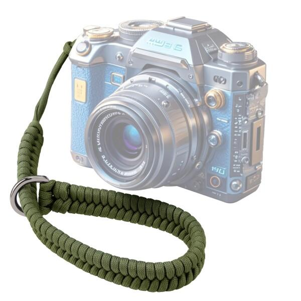 (SUNYA) カメラリストストラップ、 550パラコード 編みハンドメイドストラップ クイック着脱 メタルリング付き携帯用アクセサリー ほとんどの手首サイズにフィット、緑商品コード：66079714375型番：CWS-02サイズ：ユニバー...