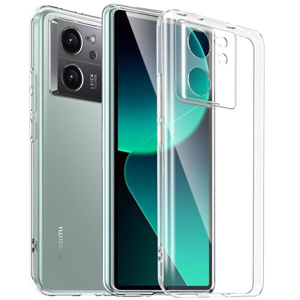 Kakuki For Xiaomi 13T/13T Pro ケース クリア ソフトカバー ストラップホール付 透明TPU レンズ保護 薄型 指紋防止 黄変防止 落下防止 安心保護 軽量 全面保護カバー（13T/13T Pro 対応）商品コー...