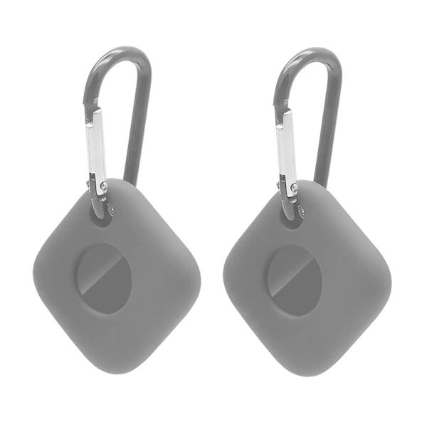 Doweiss(ダウエイス) Tile Mate 2022用シリコンケース プレミアムソフトスキンラバー保護ケースカバー 傷防止 軽量 クリップ付きキーチェーン(ブラック+ブラック)商品コード：66079716254カラー：ブラック+ブラッ...