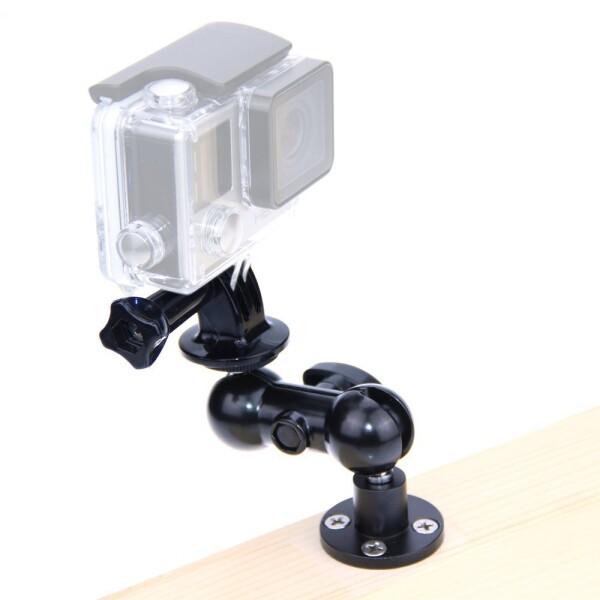 CAMVATE goproマウント 多角度調整 GoPro Hero 4 3+ 321 Black Silver SJ4000 SJ5000対応 卓壁固定商品コード：66079717080型番：C1182-JPカラー：ブラック対応型番:Go...