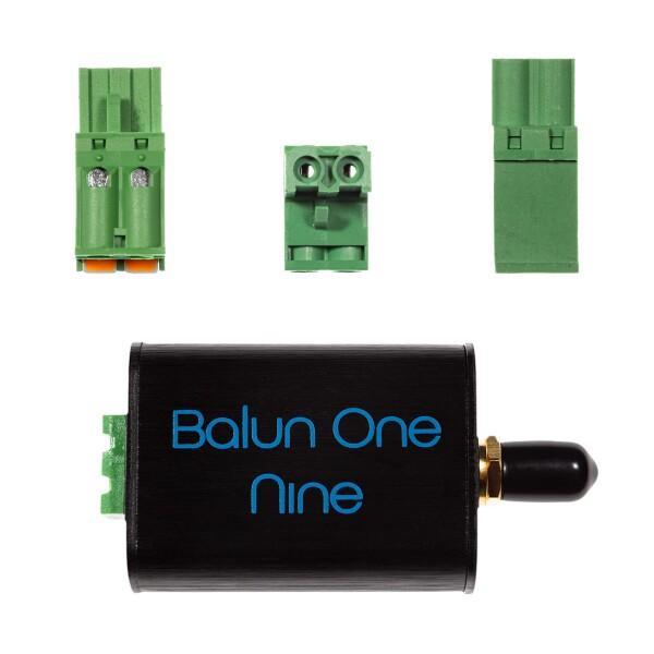 Balun One Nine v2 - 小型低コスト 9:1 (1:9) バラン HF&amp;ショートウェーブ用入力保護&amp;エンクロージャ付き ソフトウェア定義無線(RTL-SDR &amp; SDRPlay)、Ham It Up、...