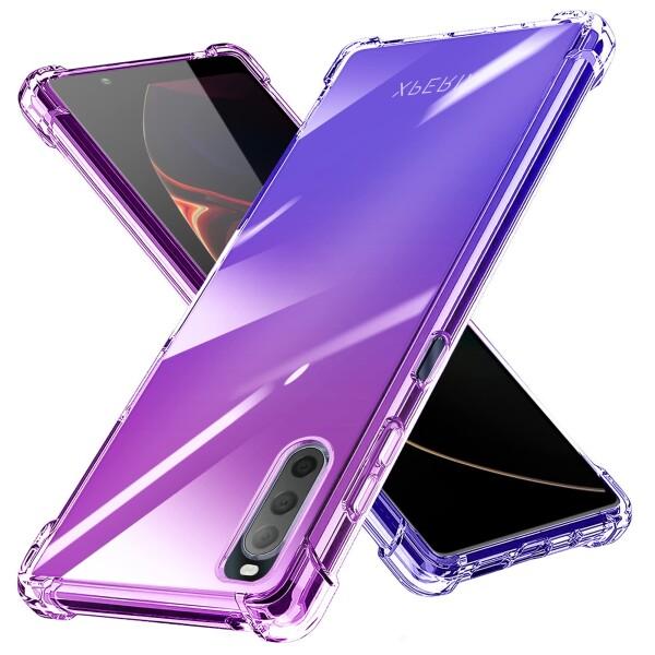 TLOMPLO 対応 Xperia 10 IV 用の ケース クリア 耐衝撃 TPU薄型 SO-52B/SOG04 カバー 軽量 滑り止め 黄変防止 柔軟 Qi充電 衝撃吸収 指紋防止 米軍MIL規格取得 ワイヤレス充電に対応 カメラ保護 ...