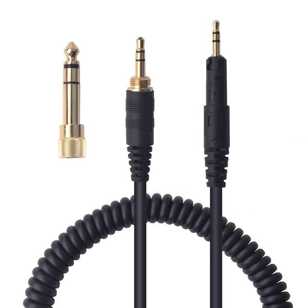 ATH-M70xオーディオケーブル巻き替え3.5mm/6.35mmから2.5mmの公設AUX延長線と兼容Audio Technica ATH-M50X ATH-M40X ATH-M30Xイヤホンの互換性商品コード：66079717811型番...