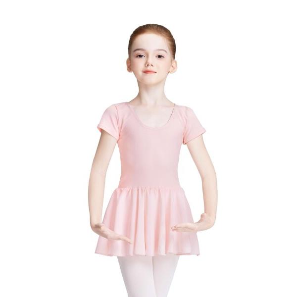 Daydance 幼児女の子バレエレオタードスカート付き半袖バレリーナダンスドレス衣装女の子/ジュニア用商品コード：66079717970型番：D1110222A4JPサイズ：140 身長130-140cmカラー：バレエピンク【柔らかい生地...