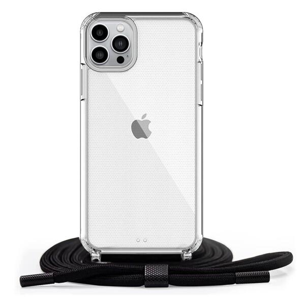 Handodo Apple iPhone 14 Pro 用 ケース iPhone 14 Pro カバー ネック ショルダー ストラップ付き スマホ シリコン カバー 紐付き 斜めがけ 織りストラップ付き 調節可能なショルダー クロスボディ ...