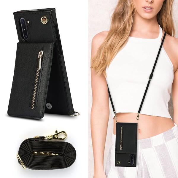 Galaxy S20 Plus SC-52A SCG02 対応 スマホ ケース Galaxy S20 Plus 肩掛け 首かけ 斜めがけ ショルダー ケースGalaxy S20 Plus 財布型 ケース Galaxy S20 Plus PU...