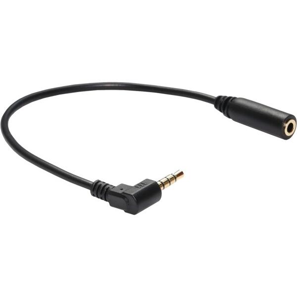 Basicest 3.5mm TRRS L形状 オス から メス OMTP-CTIA 変換ケーブル (20cm)商品コード：66079718800型番：4122-00サイズ：20cmOMTP-CTIAコネクタ、OMTP / CTIA国際デュ...