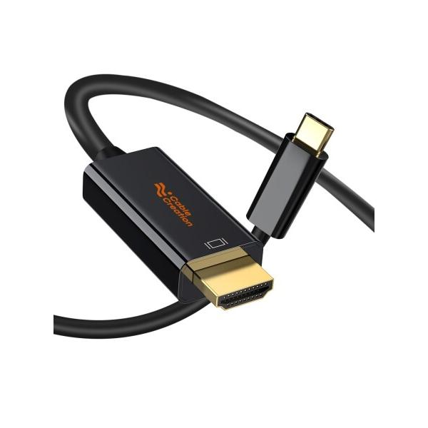 USB-C HDMI 4K,CableCreation Type C HDMI ケーブル Thunderbolt 3対応 iPhone 15/ iPhone 15Pro Max/MacBook Air/MacBook Pro/Yoga 91...