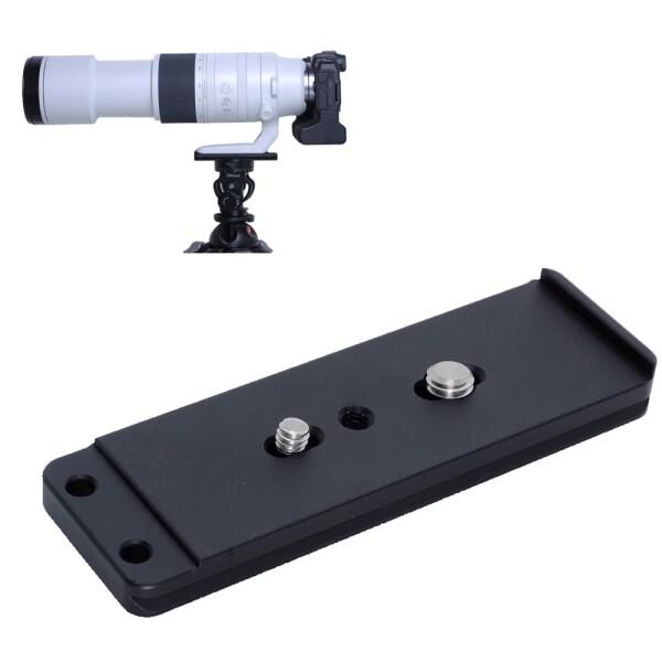 iShoot CNC メタル Arca-Swissアルカスイス フィット カメラ クイック リリース プレート, キャノン Canon RF 200-800mm F6.3-9 IS USM レンズサポート襟、レンズブラケット襟、三脚ソケット...