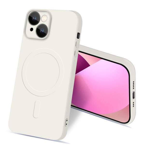 bjnosdv に適合する iPhone14 用 ケース MagSafe対応 ワイヤレス充電対応 シリコン 耐衝撃 アイフォン14 カバー 液体シリコーン スマホケース マット質感 柔軟 ストラップホール付き 指紋防止 滑り止め 落下防止 ...