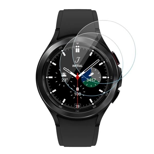 ELMK For Galaxy Watch4 Classic 46mm ガラスフィルム Samsung サムスン ギャラクシー ウォッチ 4 クラシック 46mm 液晶保護強化ガラスフィルム 日本製素材旭硝子製・高硬度9H ・高透過率・耐衝...